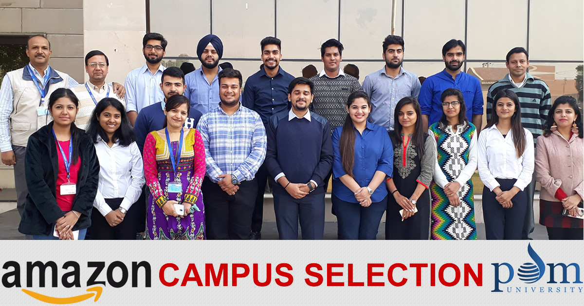 Campus Selection in Amazon - PDM University, Bahadurgarh (Delhi NCR), India