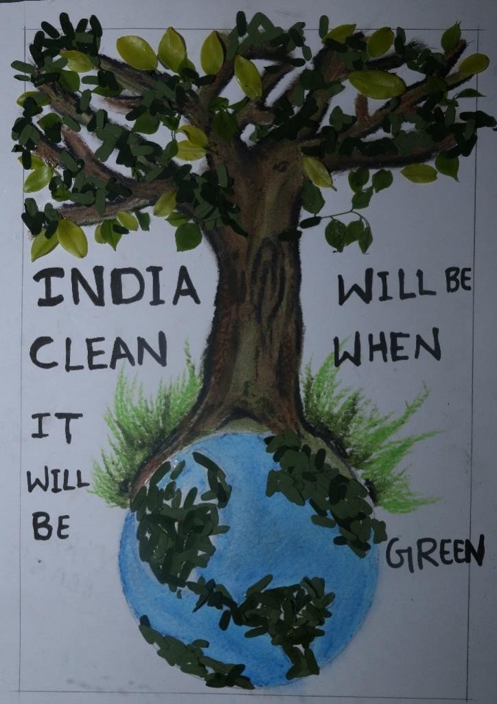 Poster Making on CLEAN INDIA, GREEN INDIA - PDM University, Bahadurgarh ...