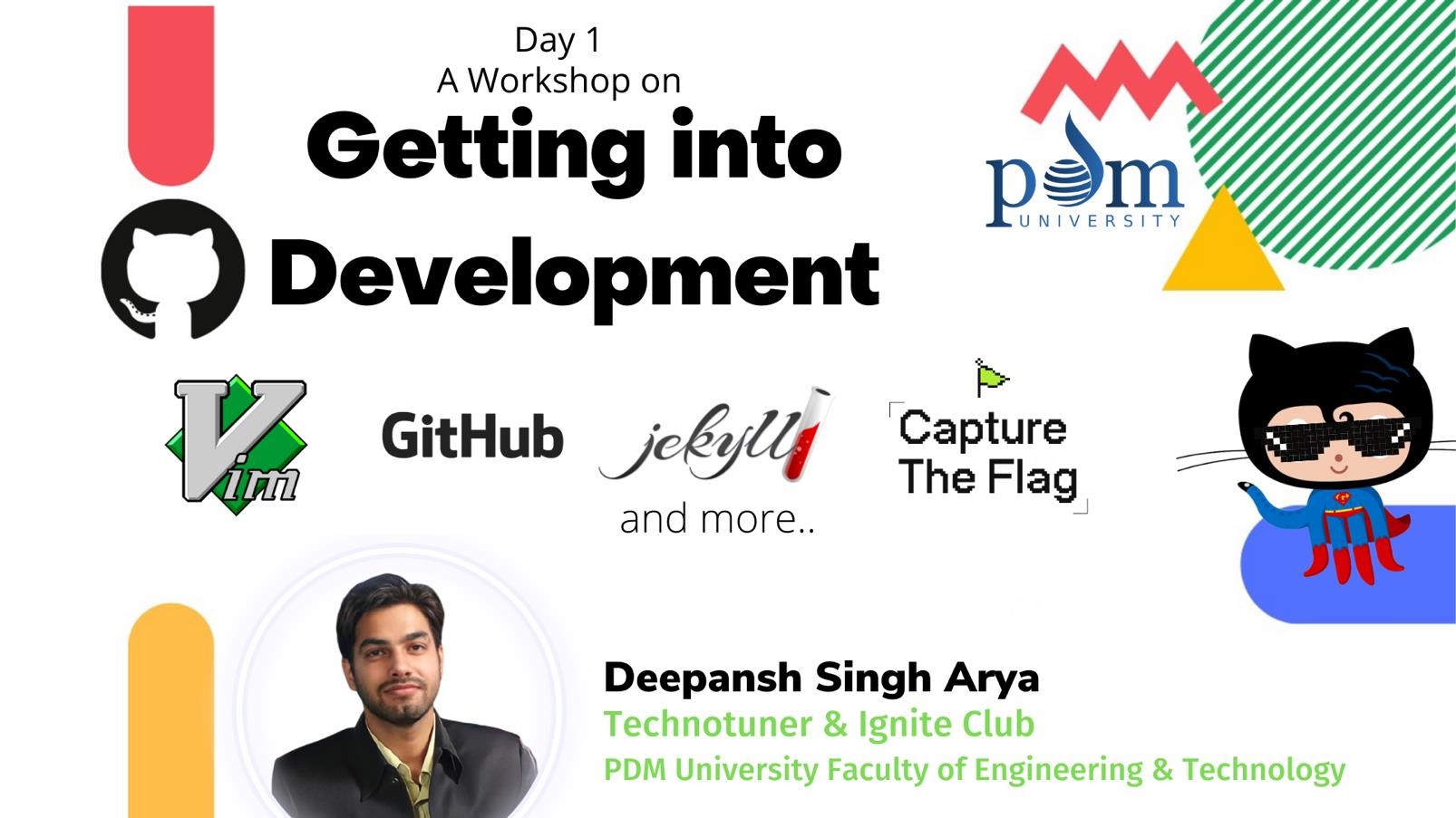 Career Introduction Workshop:Getting into Development - PDM University ...